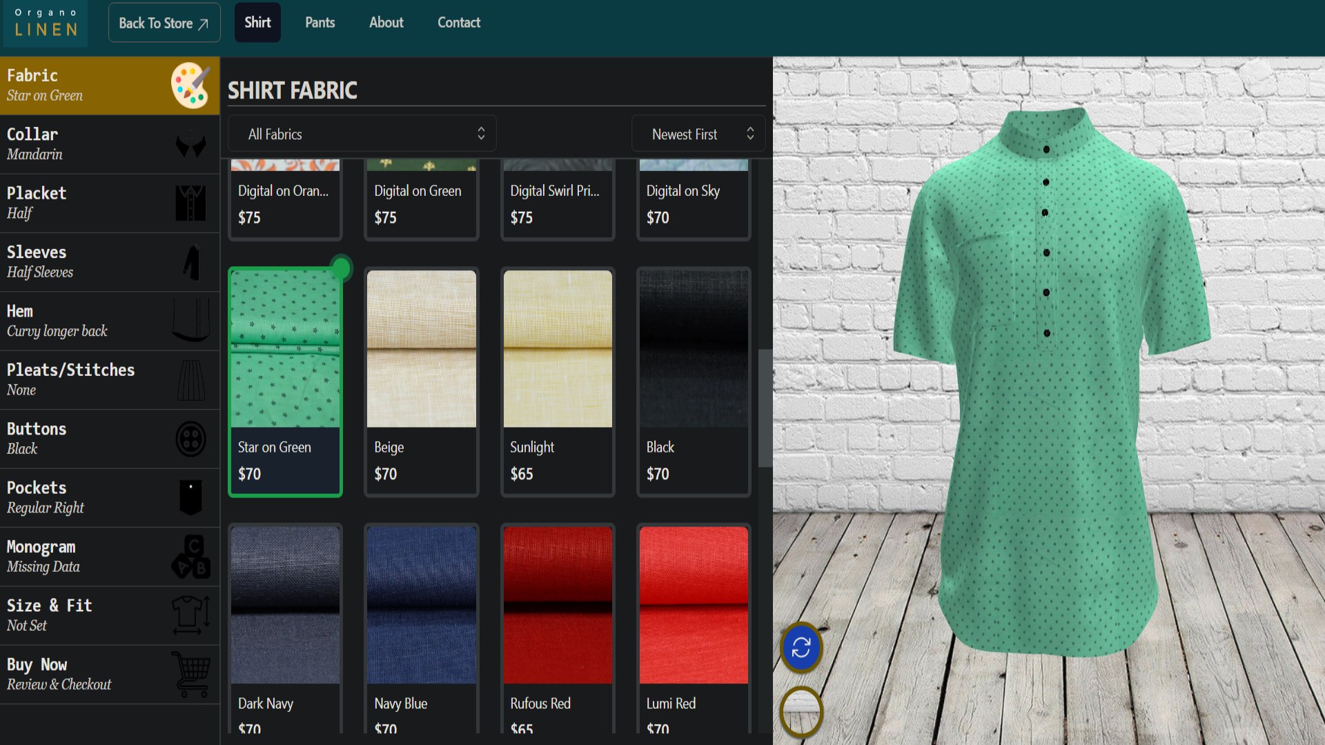 3D Realistic Shirt With All Different Cuts In One Project Model ...