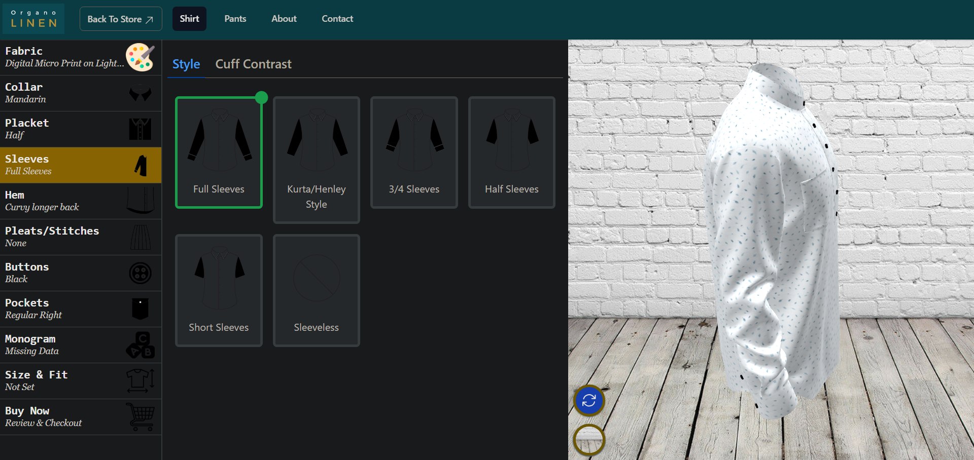 3D Realistic Shirt With All Different Cuts In One Project Model ...