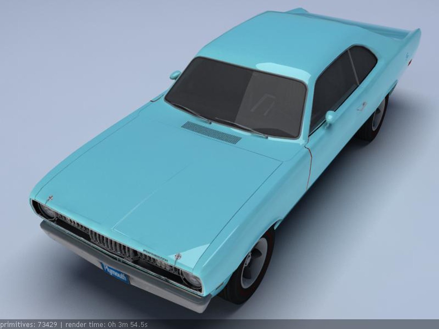 Duster 70-71 3d Model
