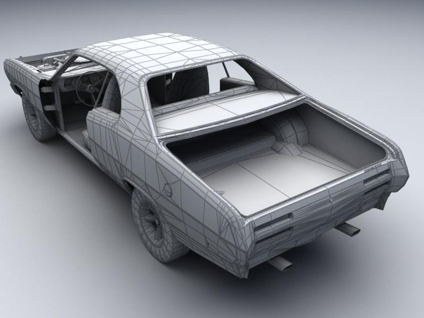 Duster 70-71 3d Model