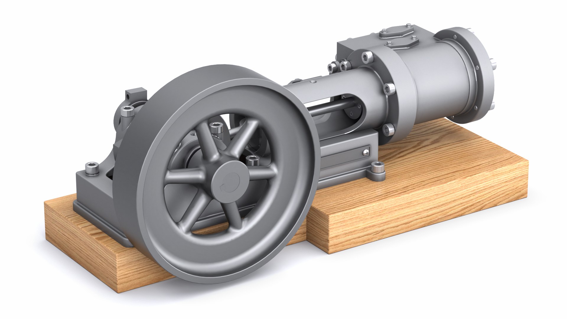 3D Steam Engine - TurboSquid 1894775