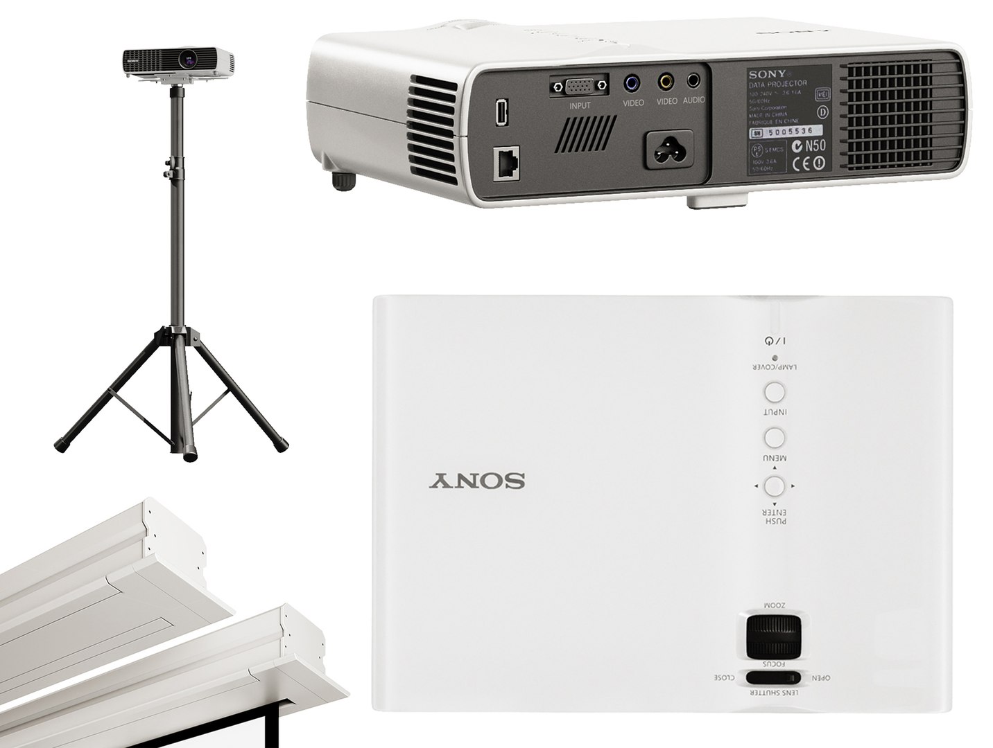 Projector Set BenQ Sony Model - TurboSquid 2388172
