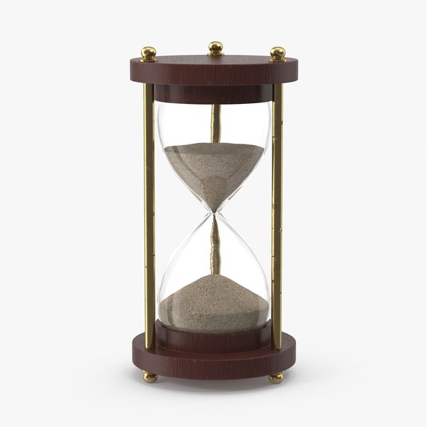 hourglass hour glass 3d model