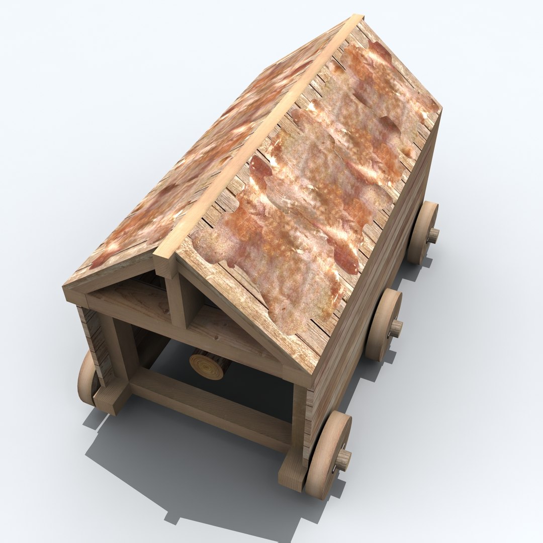 Medieval Ram Siege Weapons 3d Model