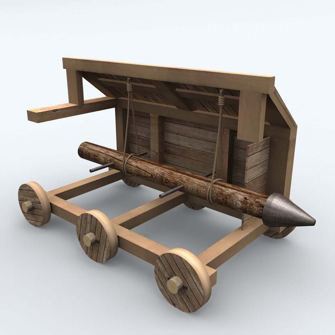 Medieval Ram Siege Weapons 3d Model