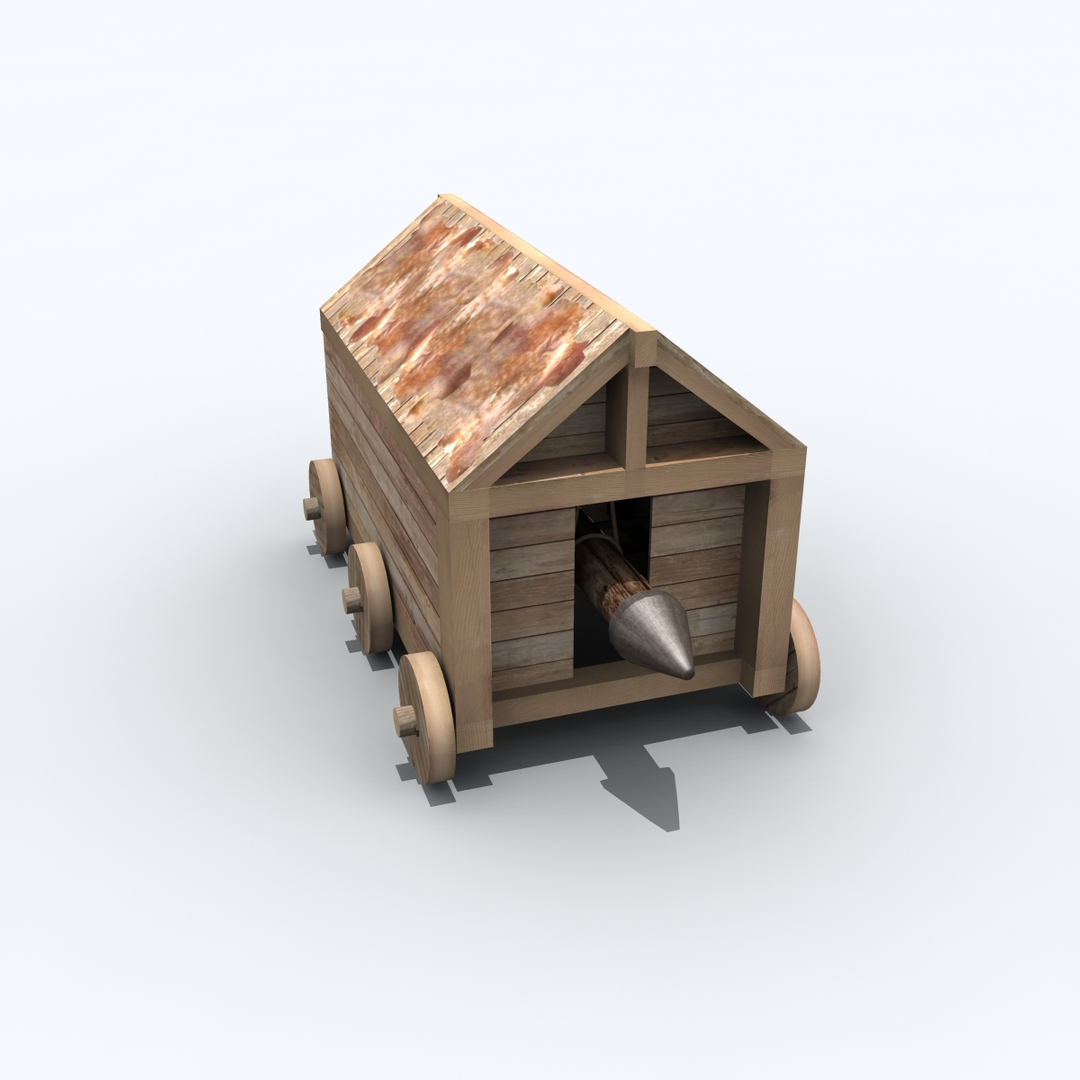 Medieval Ram Siege Weapons 3d Model