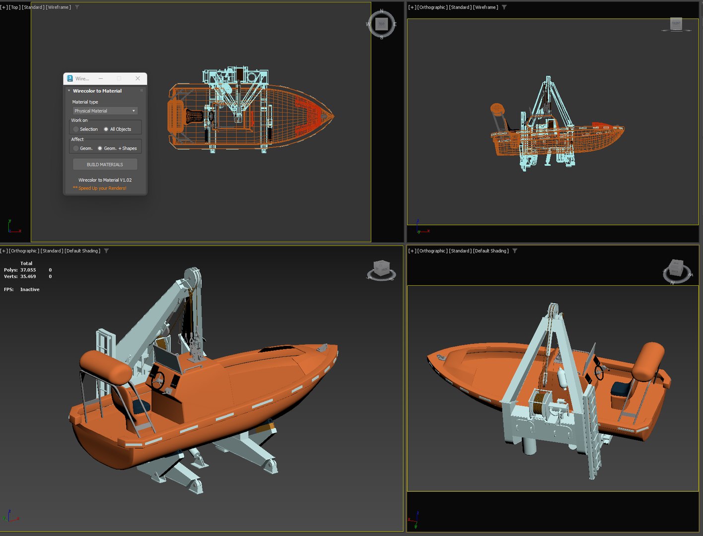 Rescueboat 3D Model - TurboSquid 2339891