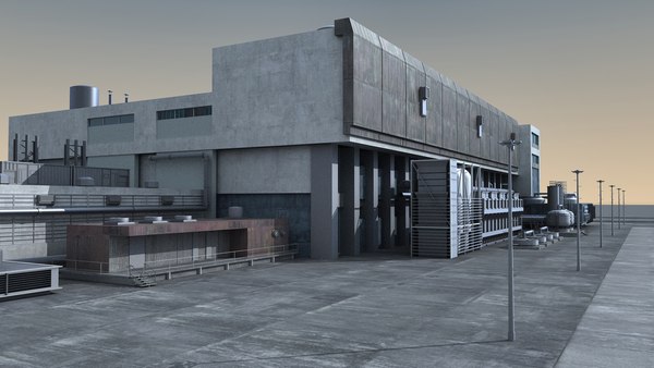 Industrial scene 3D - TurboSquid 1689450