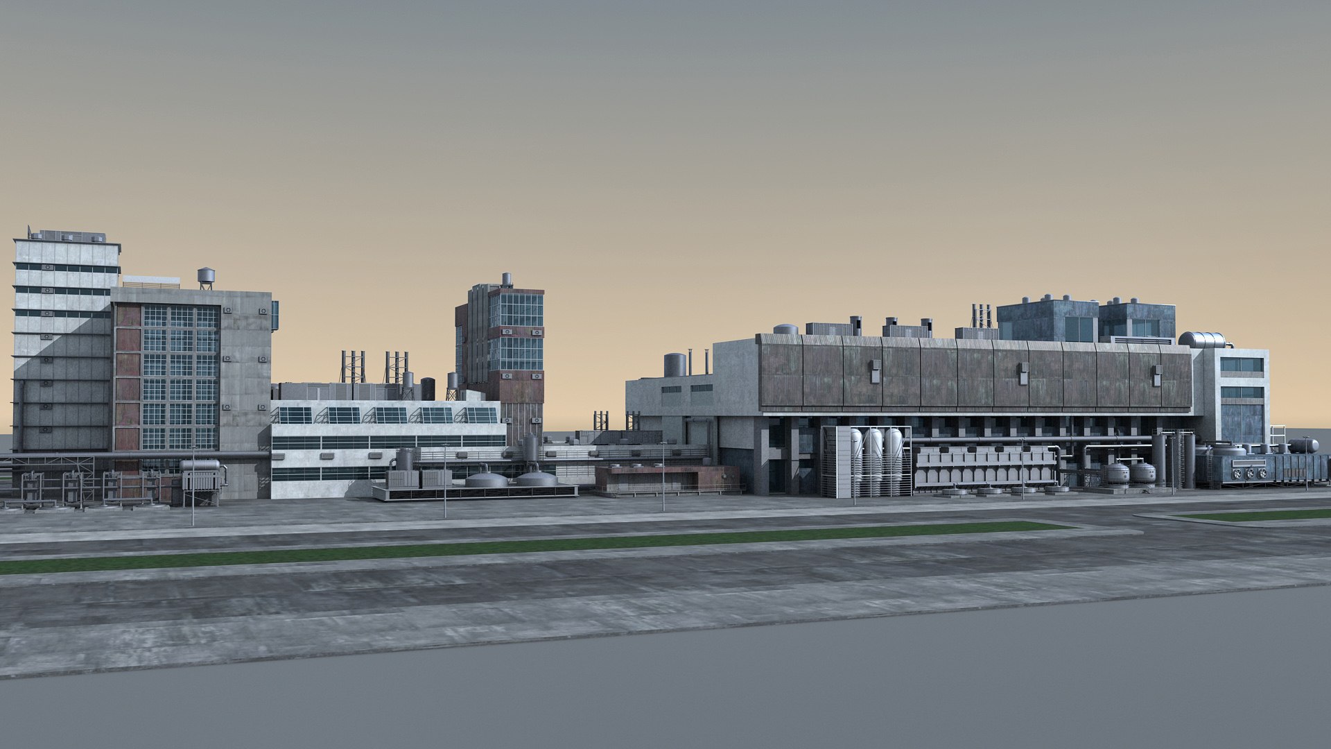 Industrial Scene 3D - TurboSquid 1689450