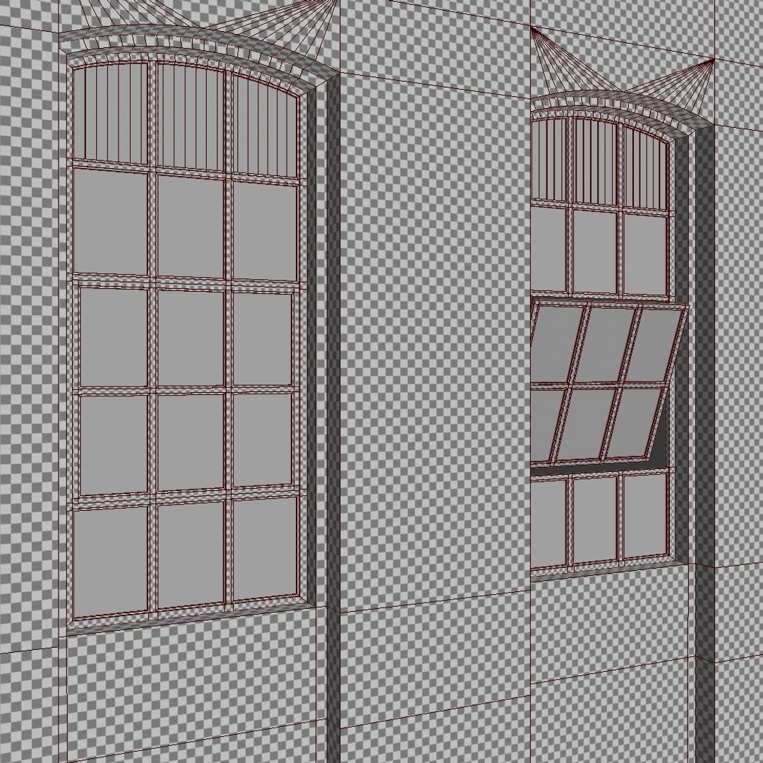 Loft Windows 3D Model - TurboSquid 1566524