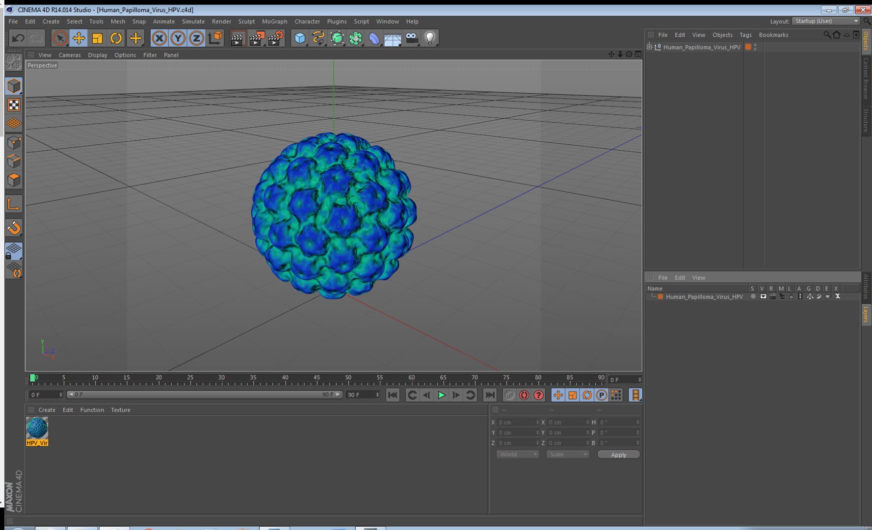Human papilloma virus hpv 3D model - TurboSquid 1435820