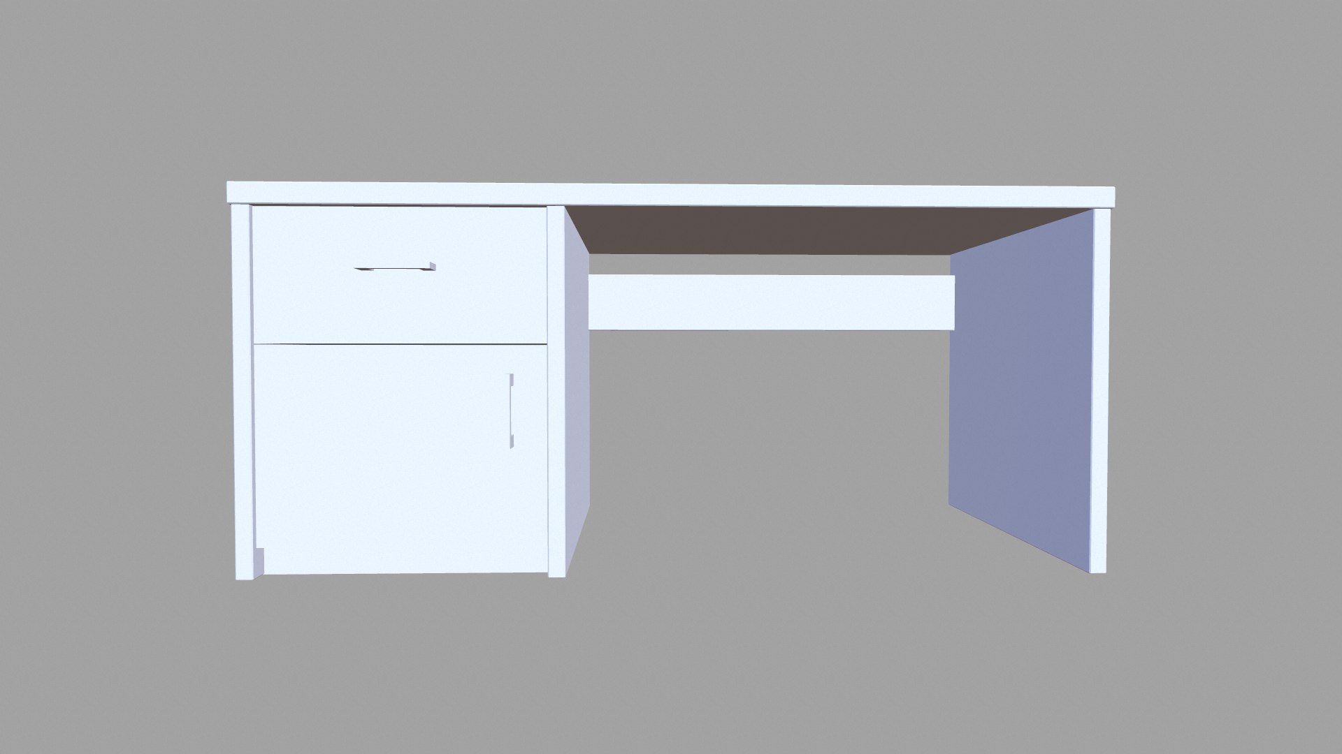 Office Table 3D Model - TurboSquid 2358401