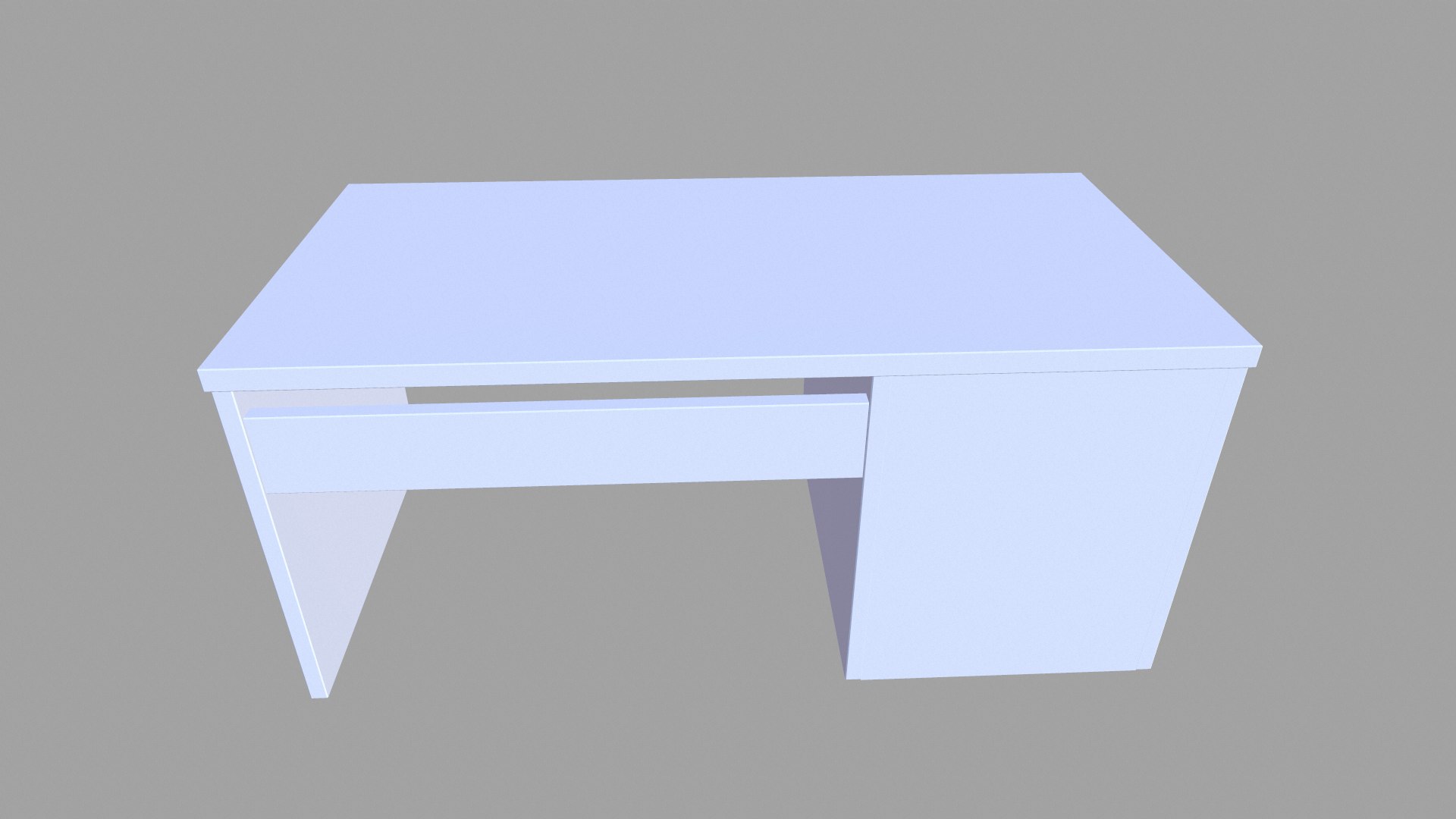 Office Table 3D Model - TurboSquid 2358401