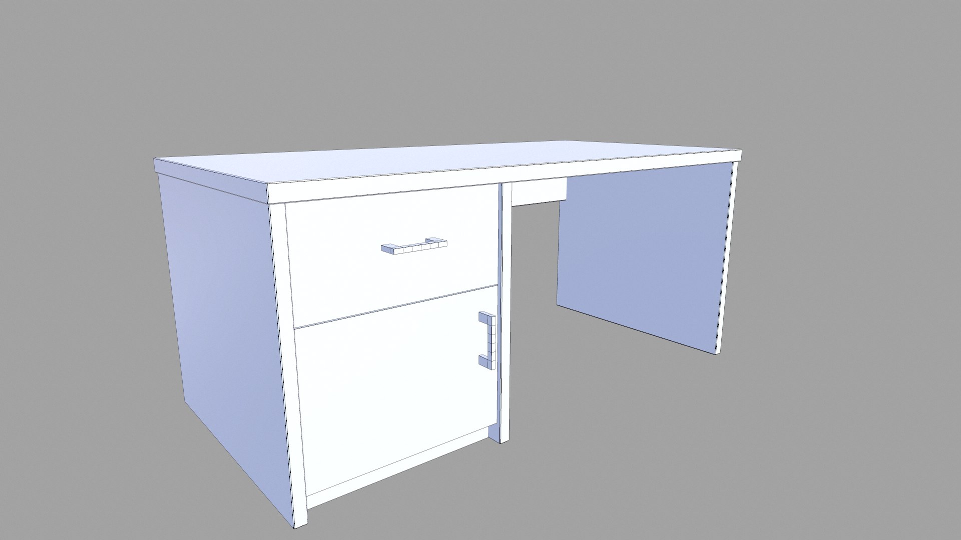 Office Table 3D Model - TurboSquid 2358401