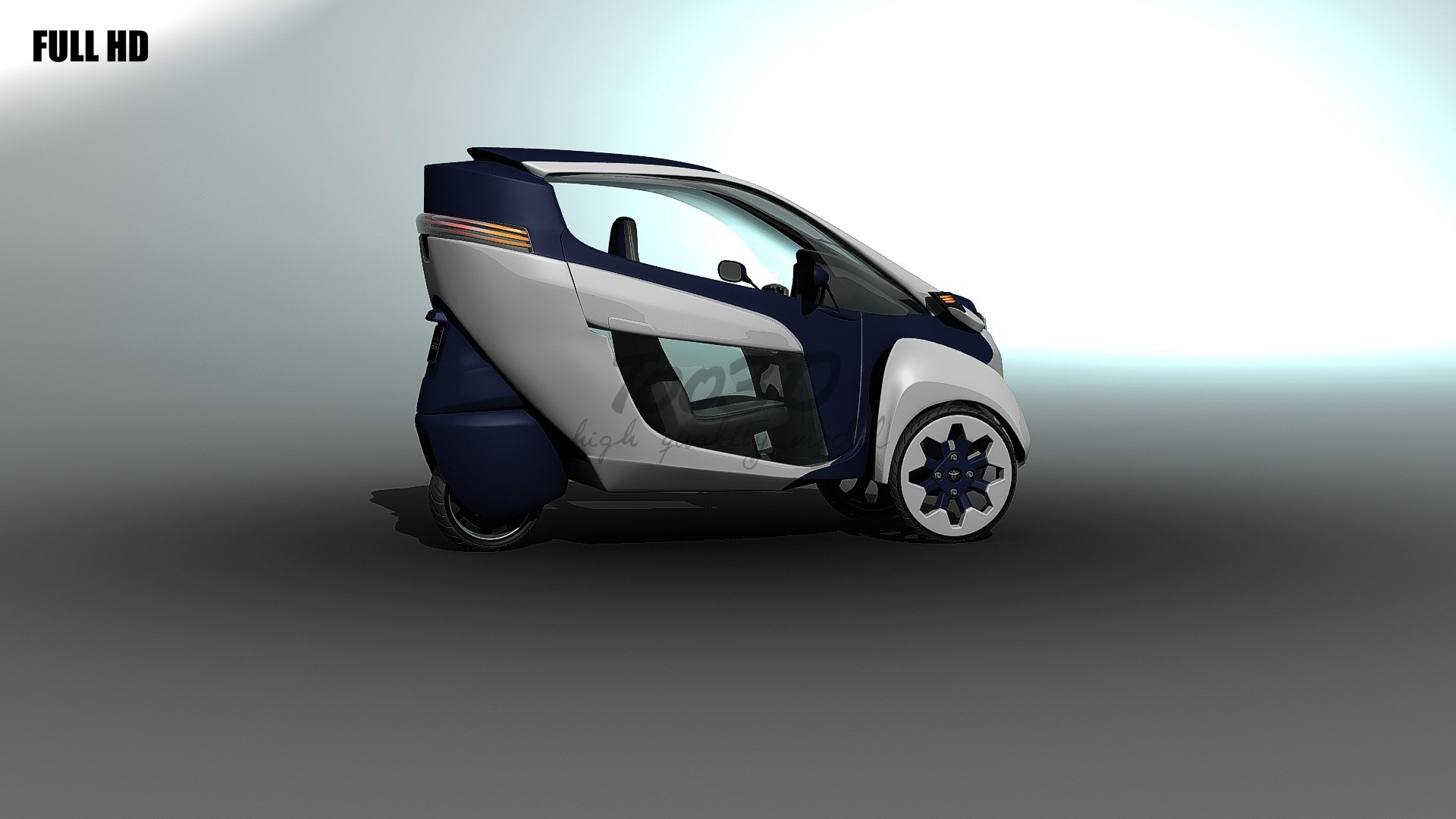 Toyota Iroad Vehicle 3d Model