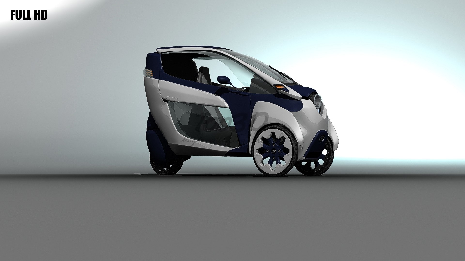 Toyota Iroad Vehicle 3d Model