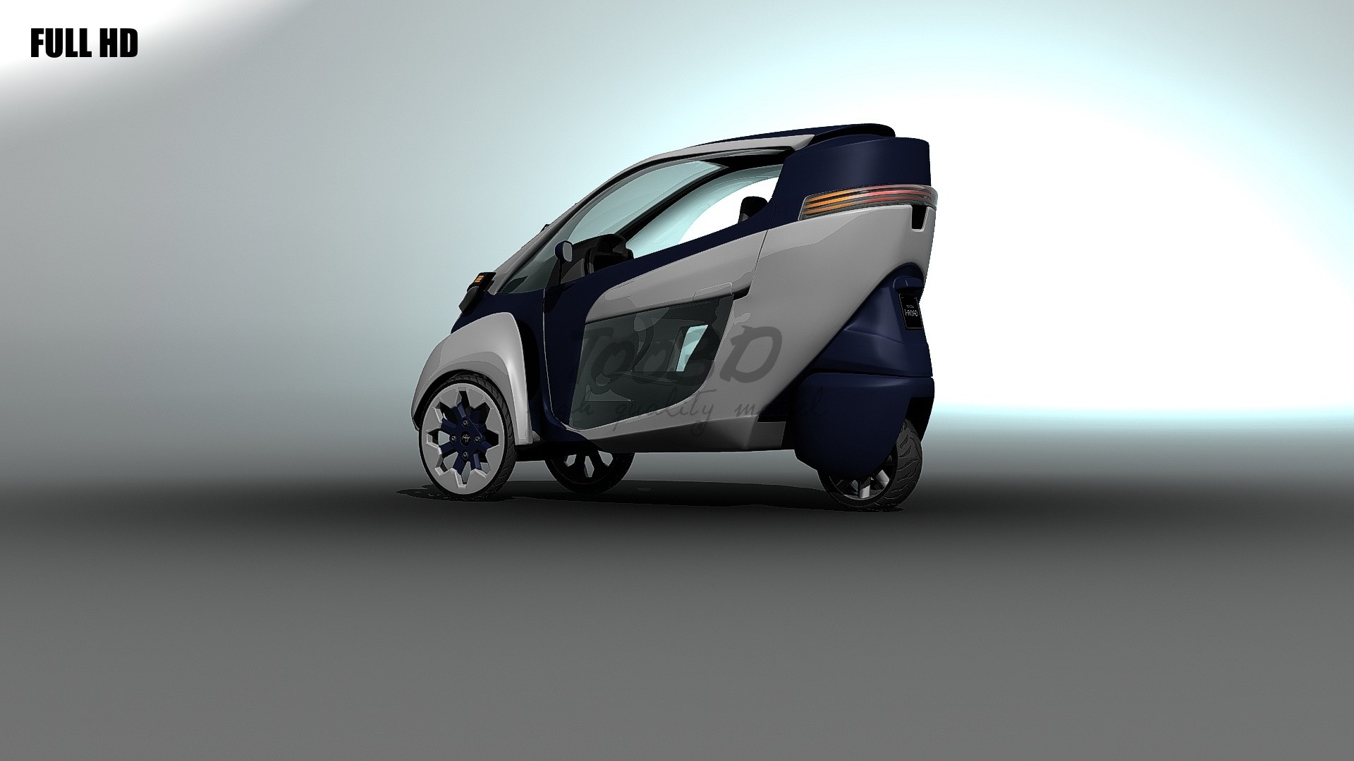 Toyota Iroad Vehicle 3d Model