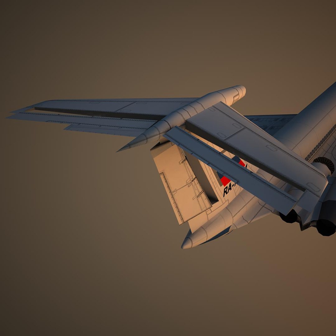 3d Ilyushin Afl Model