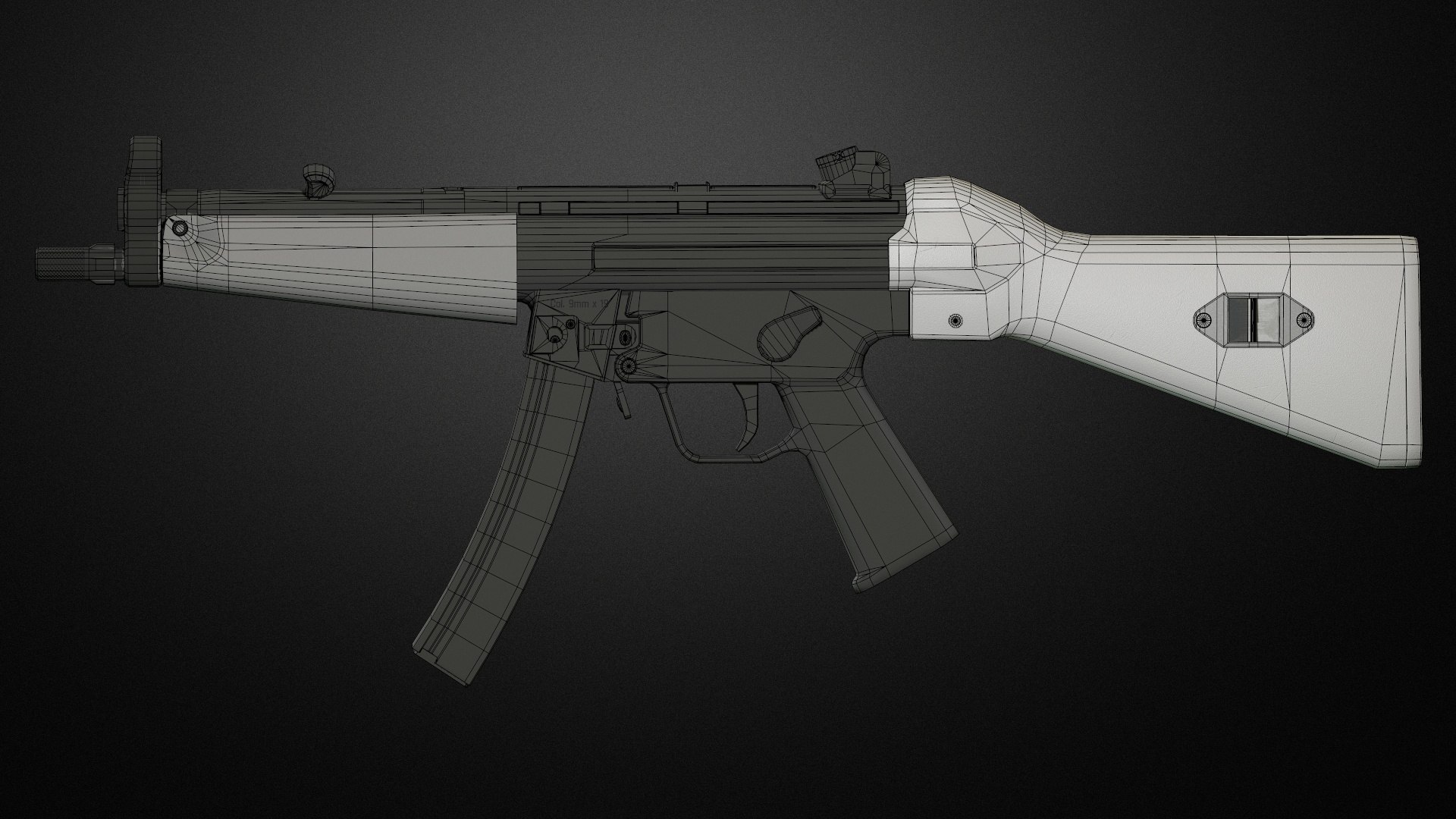 3D Model Sub Machine-gun - TurboSquid 1342043