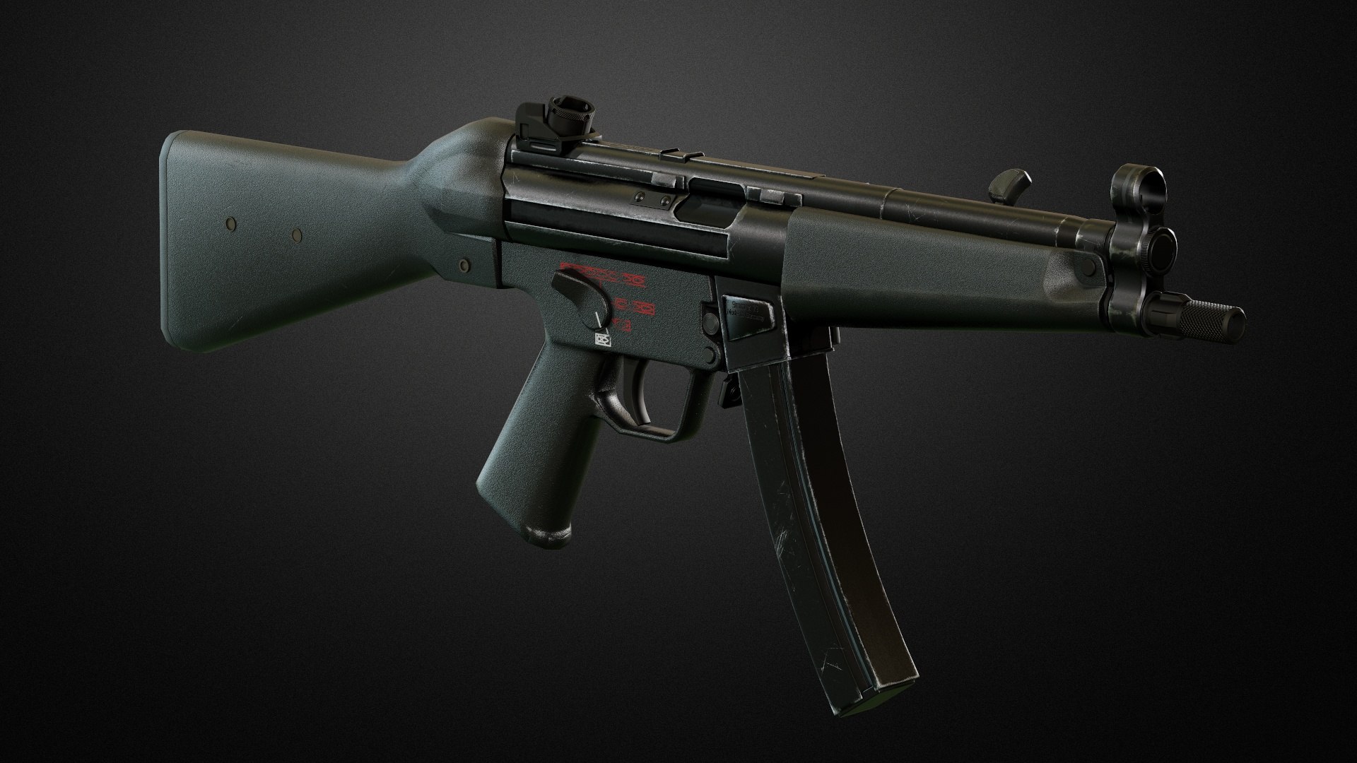 3D Model Sub Machine-gun - TurboSquid 1342043