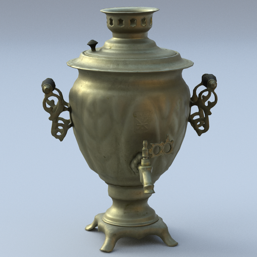 3D Old Tea-urn Scans Model - TurboSquid 1244619