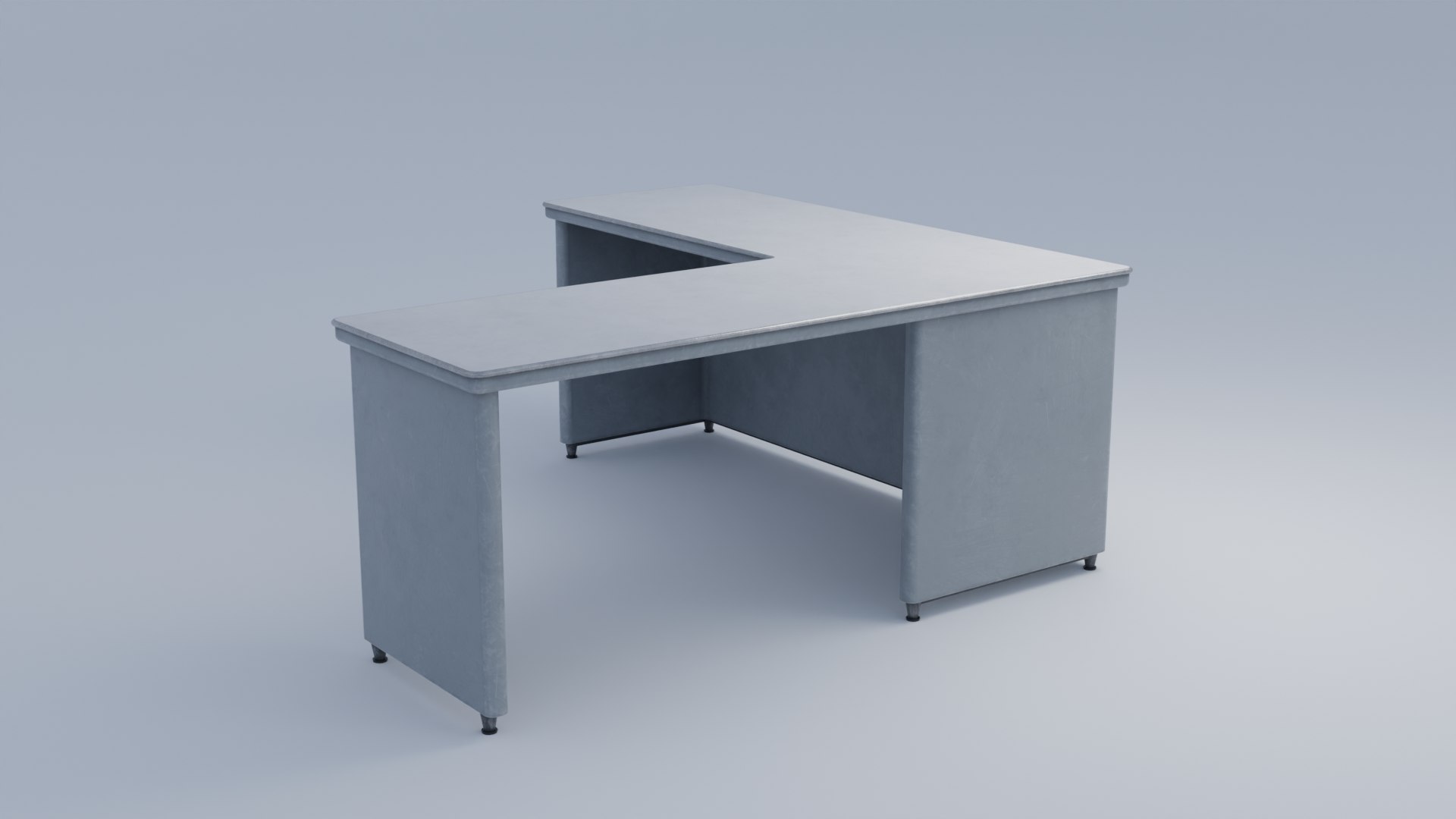 Retro Office Desk 4K And 2K Low-poly 3D Model - TurboSquid 2008209