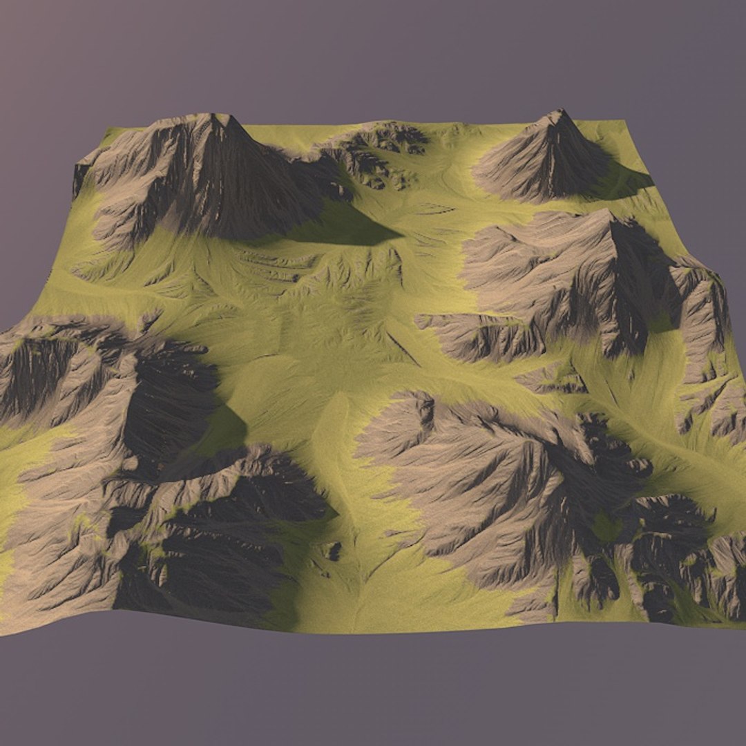 mountain games maps 3d max