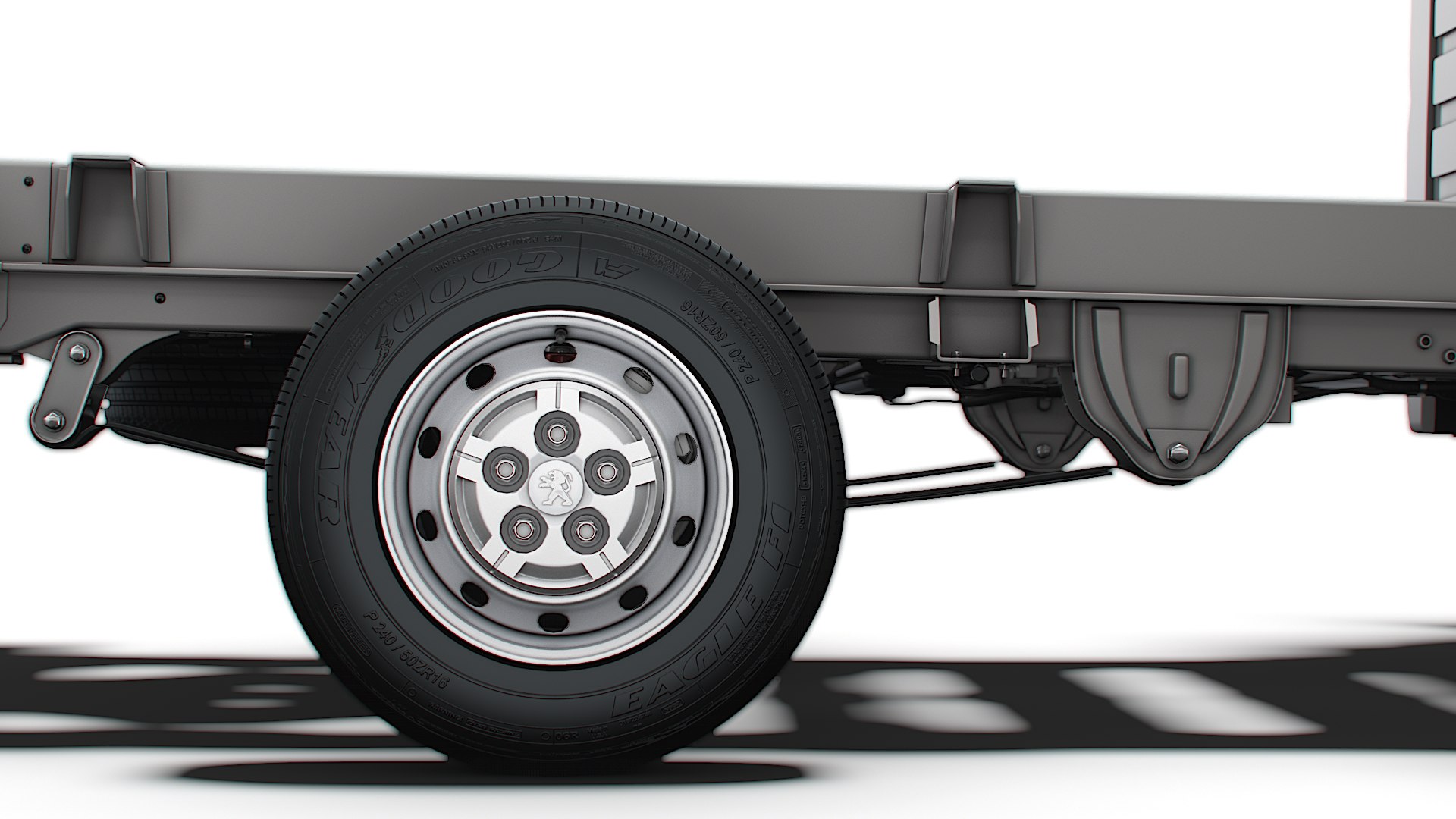 Peugeot Boxer Chassis HQInterior CrCab 3800WB 2023 Model - TurboSquid ...