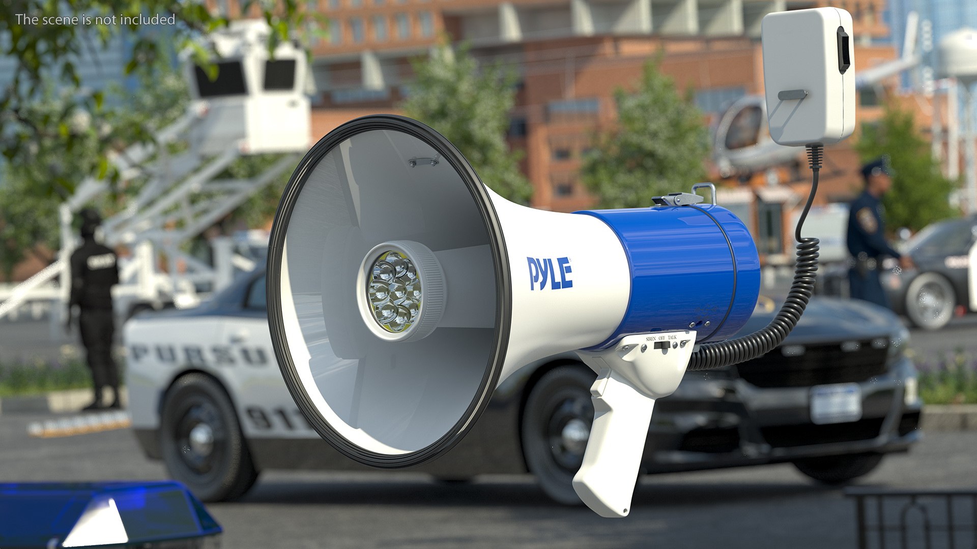 3D Pyle Pmp51lt Megaphone Siren - TurboSquid 1640734