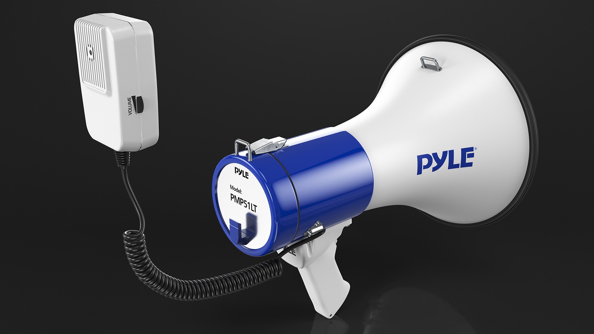 3D Pyle Pmp51lt Megaphone Siren - TurboSquid 1640734