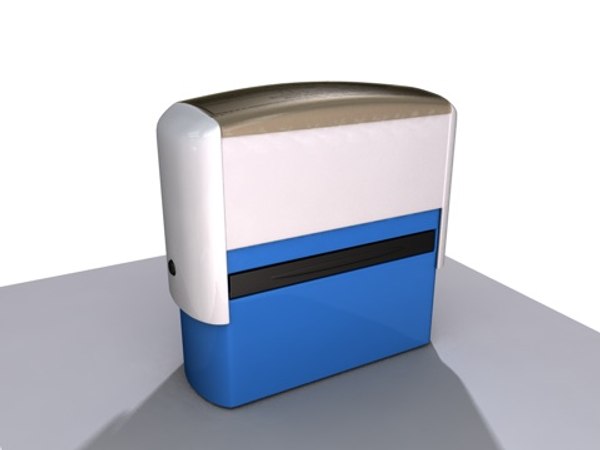 3d stamp office model