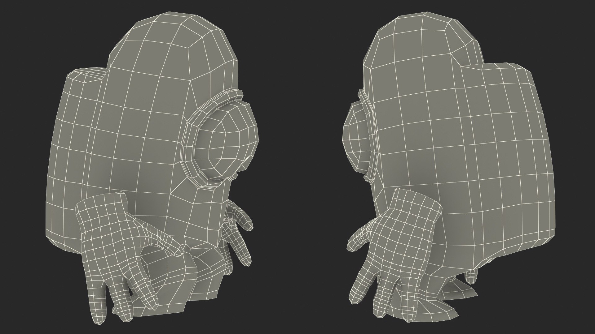 3D Sad Among Us Character Green - TurboSquid 2003860