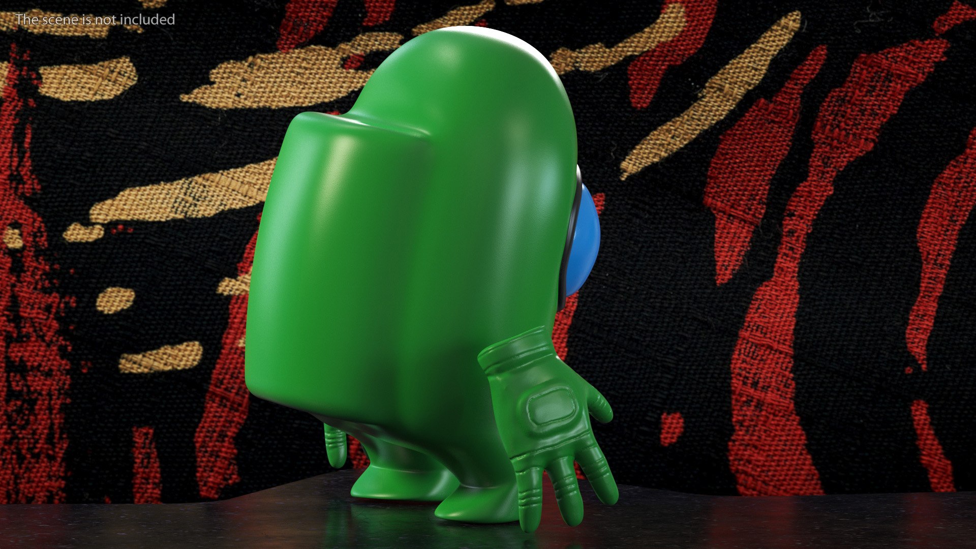 3D Sad Among Us Character Green - TurboSquid 2003860