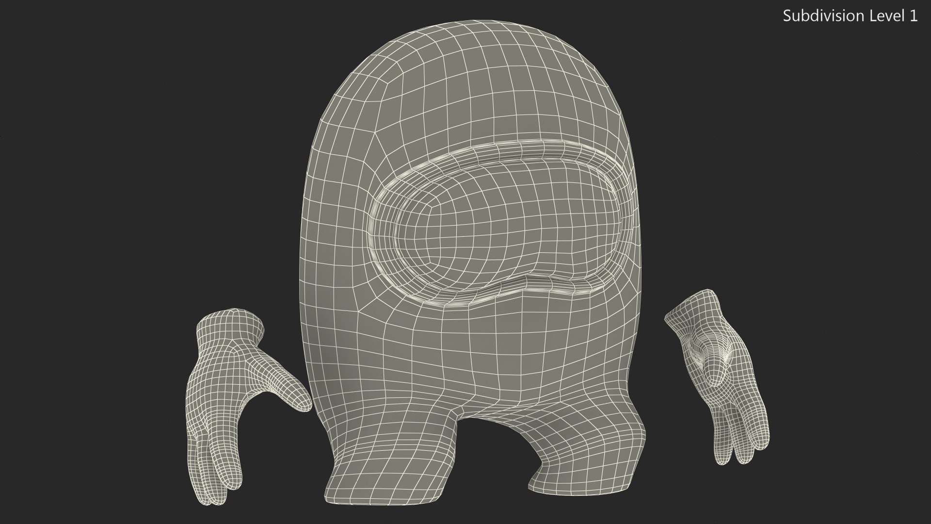 3D Sad Among Us Character Green - TurboSquid 2003860