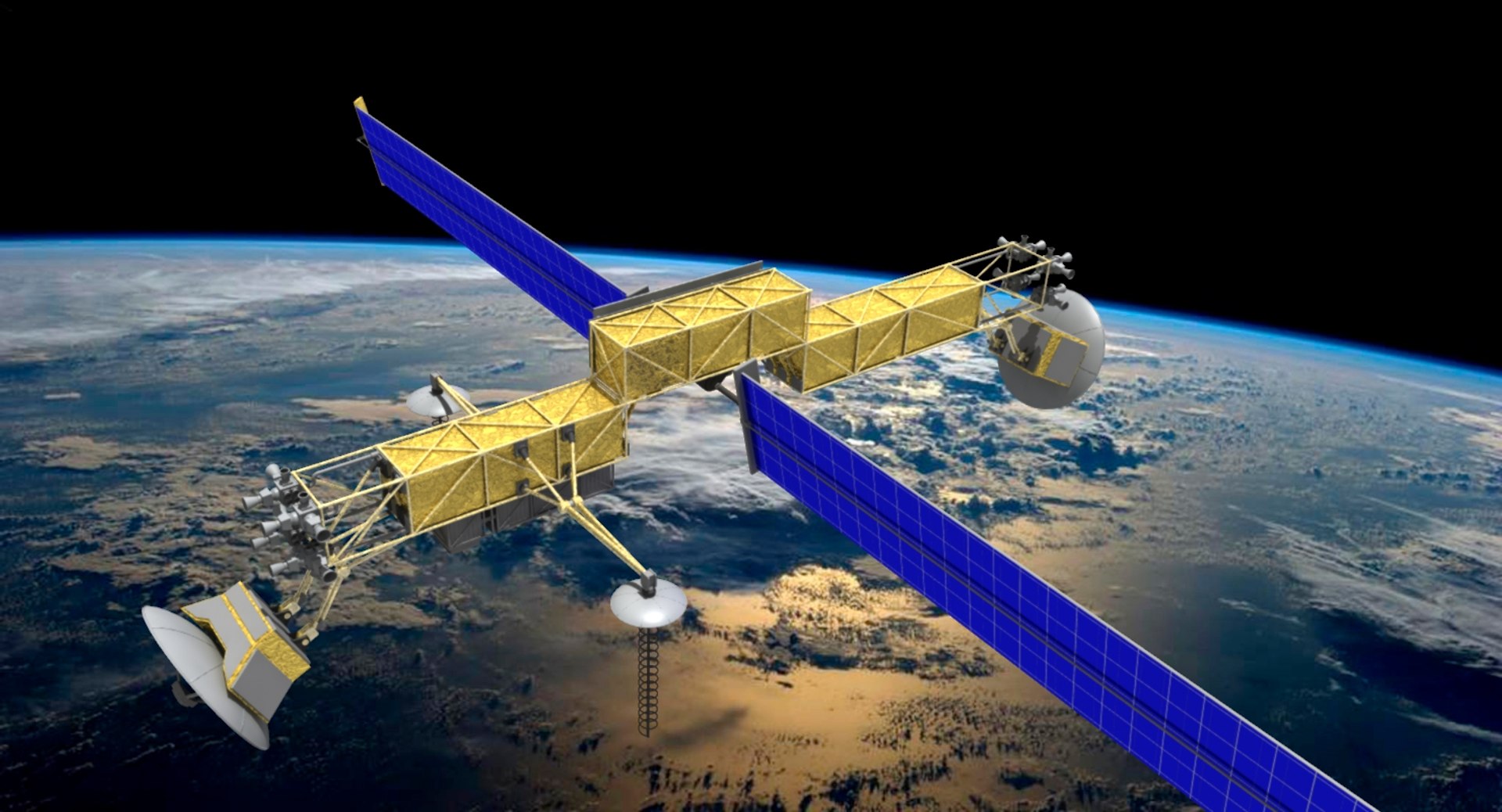 3d Military Satellite Milstar