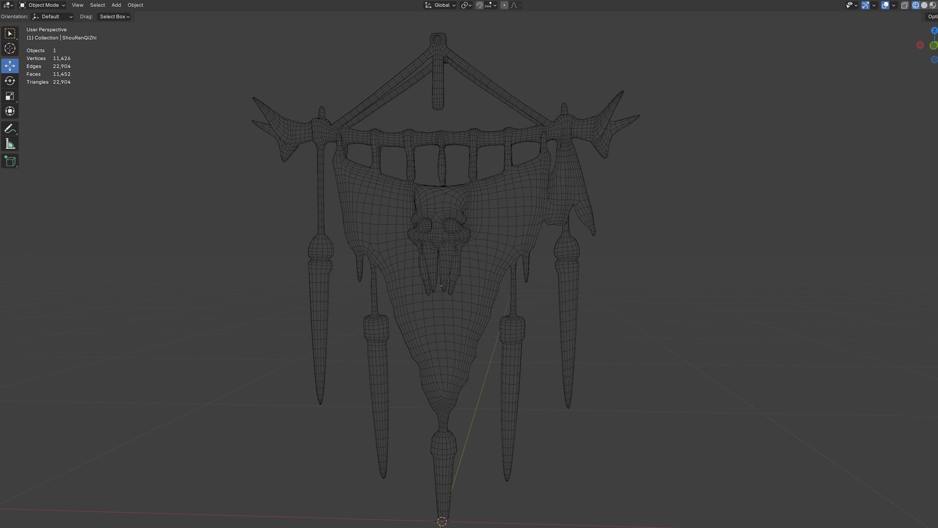 3D Model Orc Totem Banner - TurboSquid 2283301