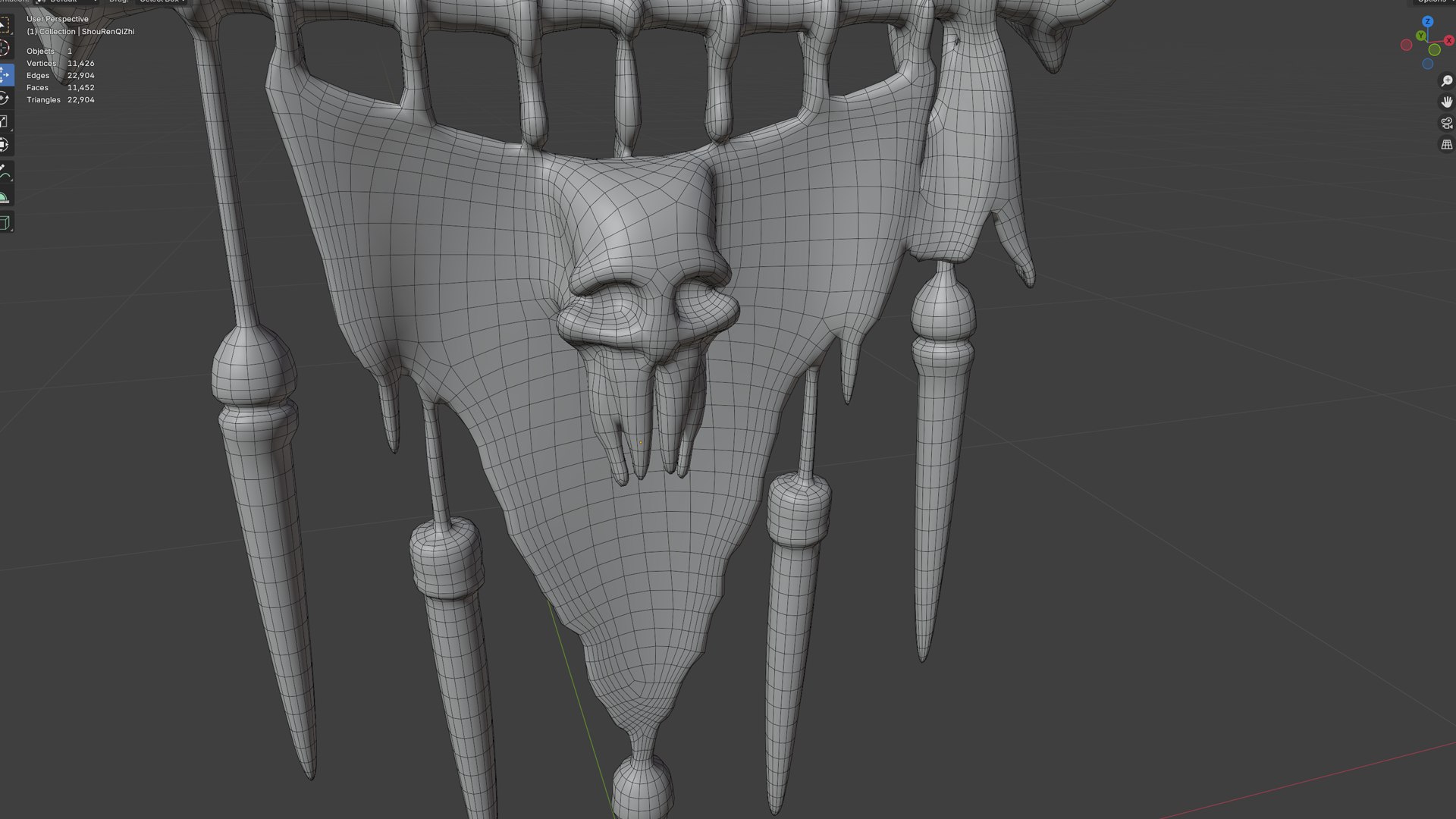 3D Model Orc Totem Banner - TurboSquid 2283301