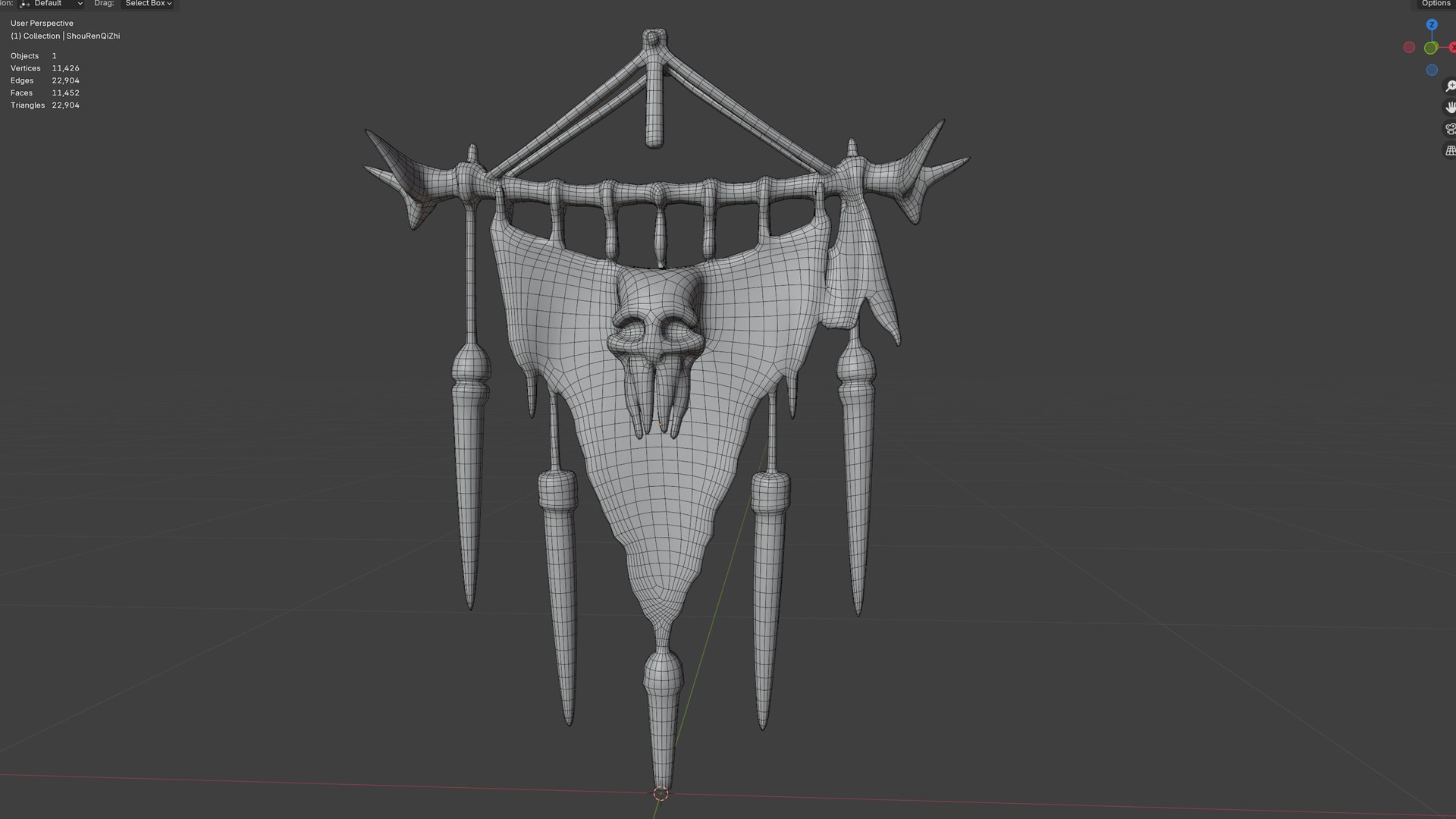 3D Model Orc Totem Banner - TurboSquid 2283301