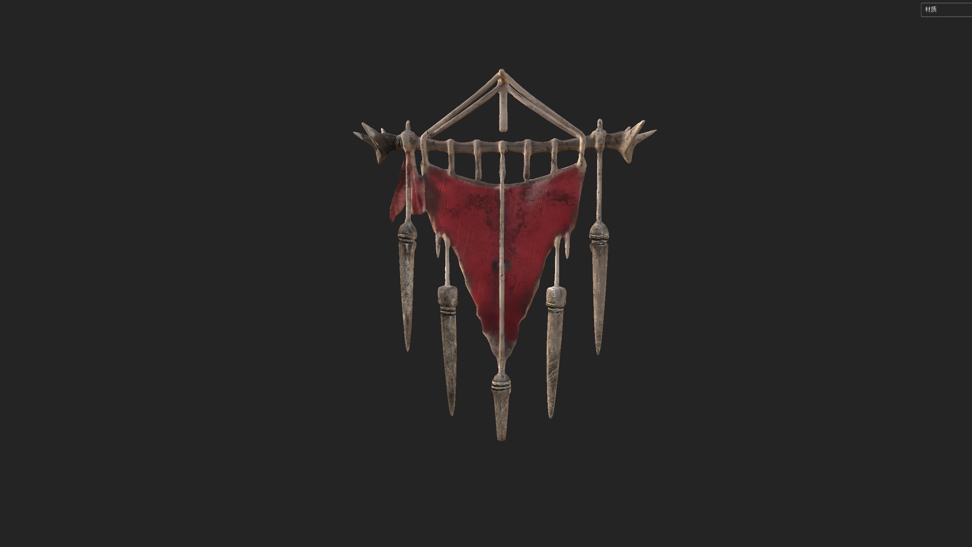 3D Model Orc Totem Banner - TurboSquid 2283301