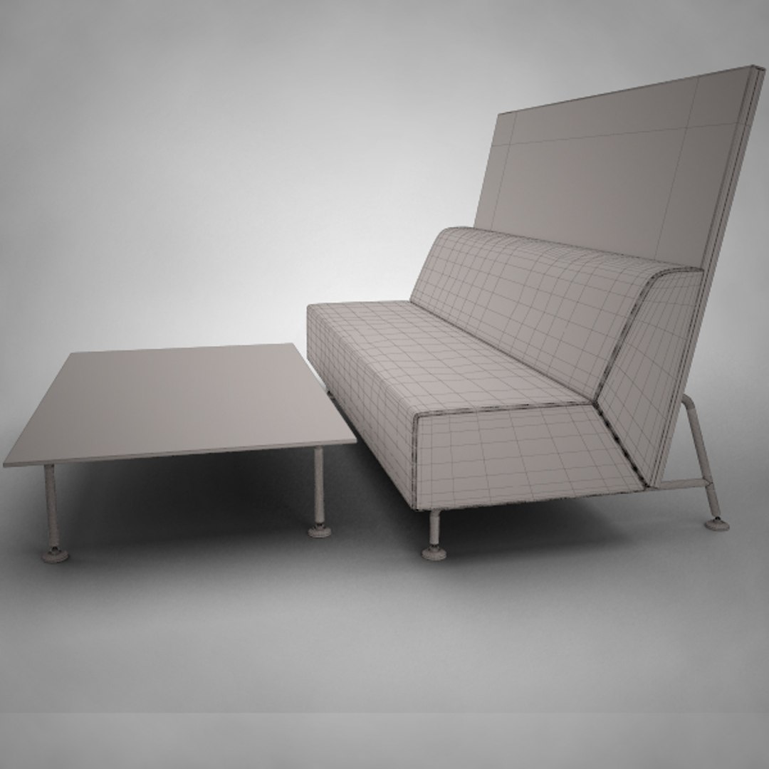 modern sofa - bix 3d model