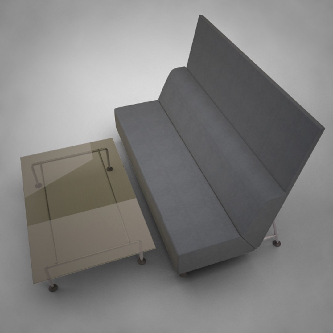 modern sofa - bix 3d model