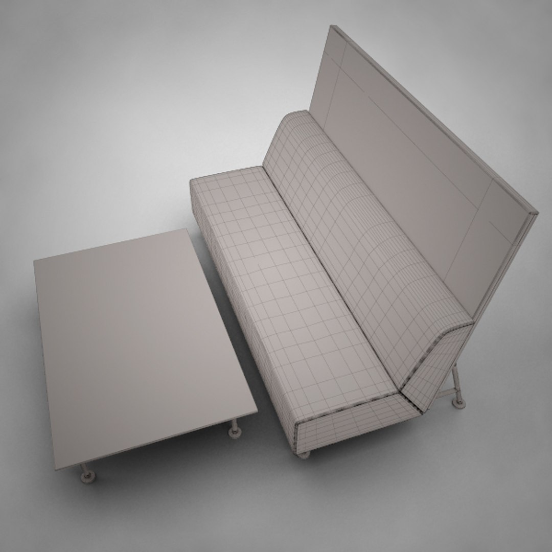 modern sofa - bix 3d model