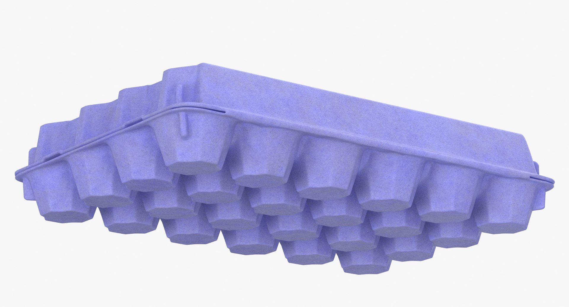 3D Paper Pulp Carton Of Eggs 24 Color Variations Blank And Generic ...