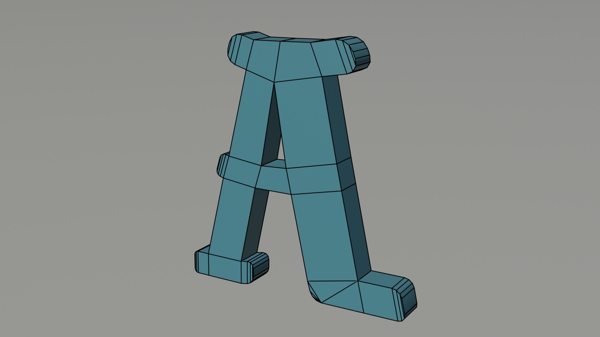 Cartoon alphabet 3D model - TurboSquid 1670384
