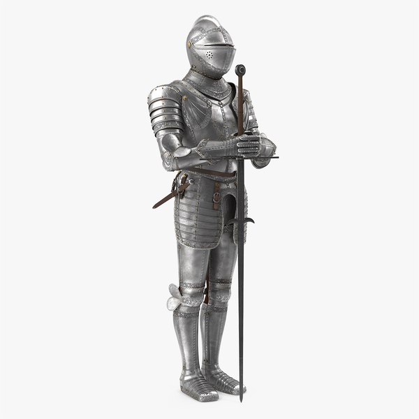 3d model plate armor