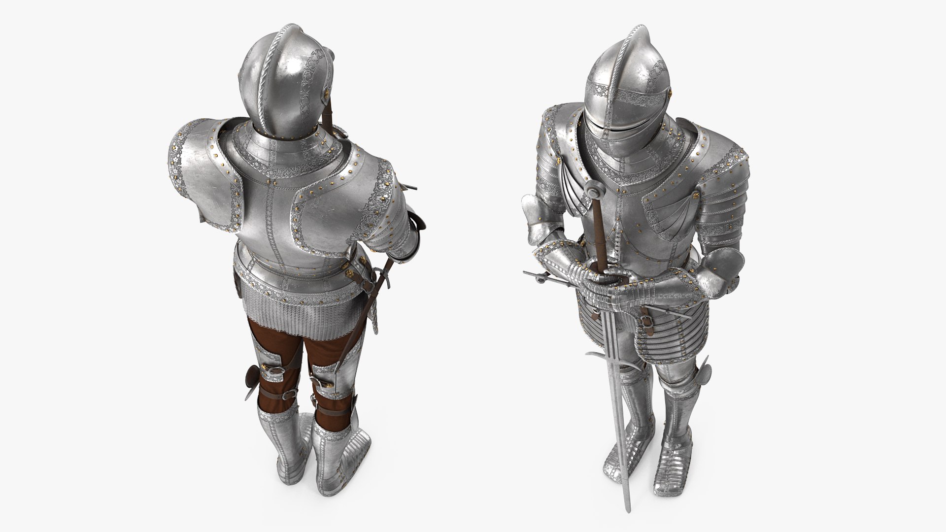Medieval Knight Plate Armor 3D Model - TurboSquid 1521097
