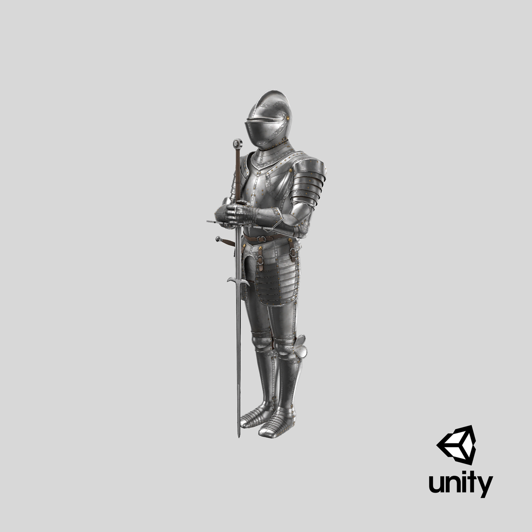 Medieval knight plate armor 3D model - TurboSquid 1521097