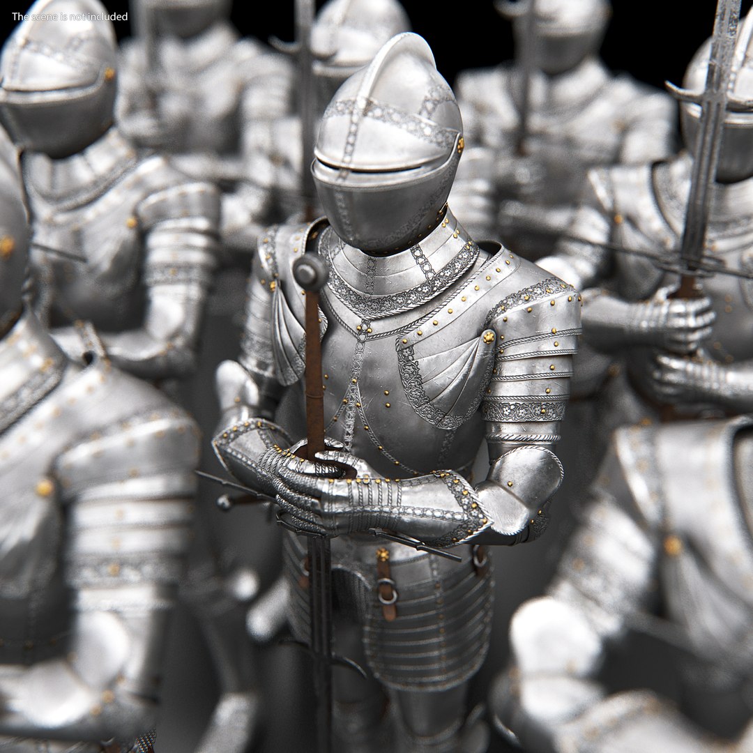 Medieval Knight Plate Armor 3D Model - TurboSquid 1521097
