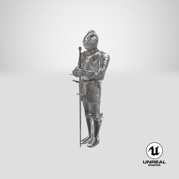 Medieval knight plate armor 3D model - TurboSquid 1521097