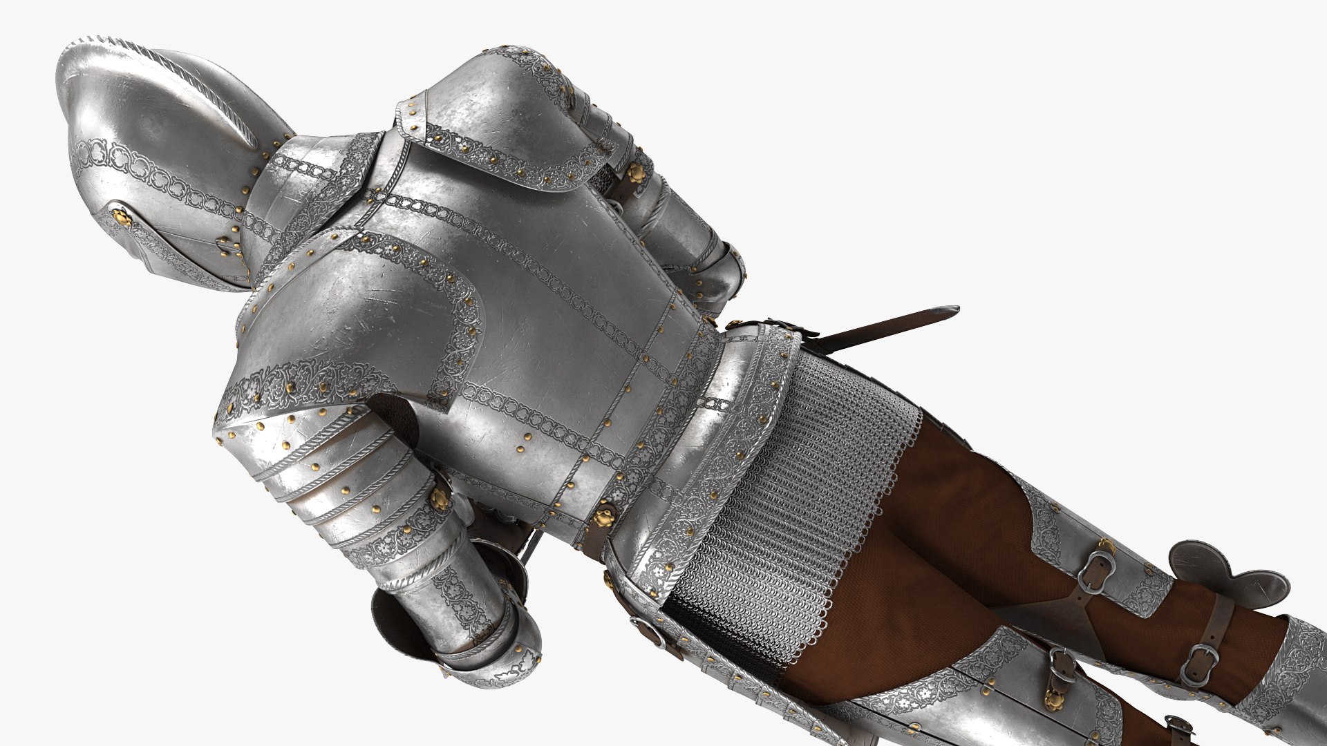Medieval Knight Plate Armor 3D Model - TurboSquid 1521097